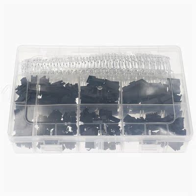 560pcs SM 2.54MM Pin Black Way Cable Plug Electrical Dupont