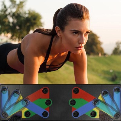 Push Up Rack Board 9 in 1 System Men Women Comprehensive Fit