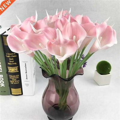 Fast Delivery 10Pcs Artificial Flowers Real Touch Calla Lily