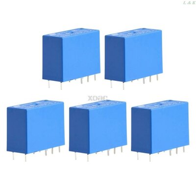 5Pcs/Set SMIH-12VDC-SL-C Relays 12V 16A 250V 8 Pin One Conve