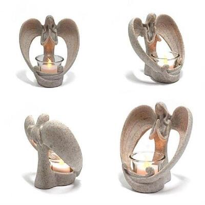 Modern Angel Candleholder Tea Light Stand Angel Candle
