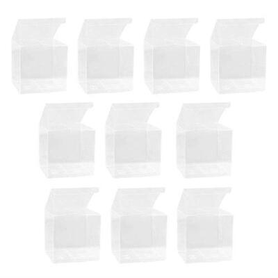 10 Pcs Macaron Container Ornament Box Plastic Caramel