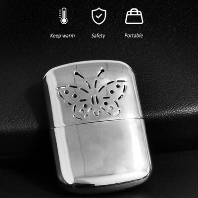 Portable Fuel Hand Warmer Reusable Platinum Standard Pocket