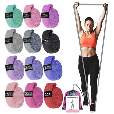 105lb Long Resistance Loop Band Set Unisex Fitness Yoga Elas