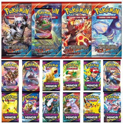 324pcs Pokemon card TCG Sun  Moon nified Minds Trading Card