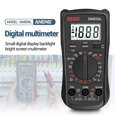 DM830L Digital Multimeter Meter Testers 1999 Count Electrica