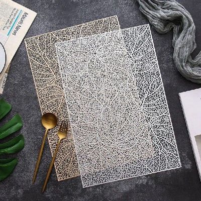 Household Rectangular Bronzing Tableware Heat Insulation