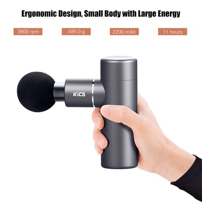 KICA Mini Size Electric Body Massage Machine Gun 4 Vibration