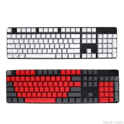 Tombol Tembakan Ganda untuk Keyboard Mekanis Gaming DIY,