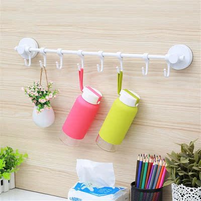 Double Sucker Cup Hook Rack Towel Rack Hanging Shelves Hook