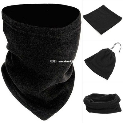 3-in-1 Winter Fleece Scarf Neck Warmer Face Mask Hat Snood S