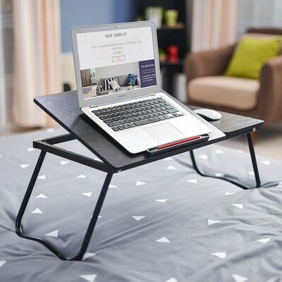 computer desk folded lift laptop table Lying bed strong bo