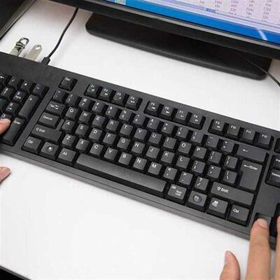 4.76Feet Wire Length Left-Handed Keyboards Plug and Play 2 x