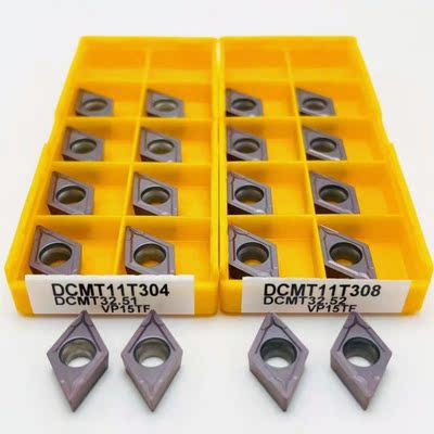 10pcs DCMT11T308 DCMT11T304 VP15TF UE6020 US735 Carbide Blad