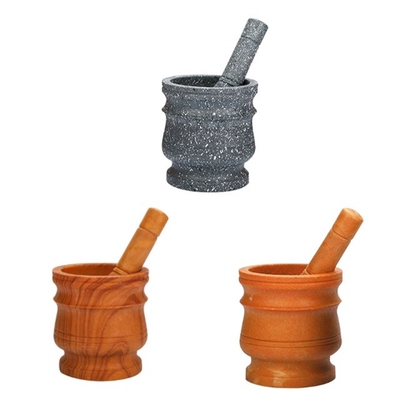 2022 New Granite Pestle & Mortar Set Stone Herb Spice Gr