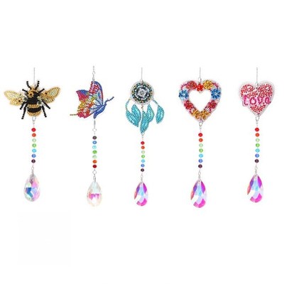 DIY 5D Mosaic Sun Catcher Jewelry Diamond Painting Kit Rhine