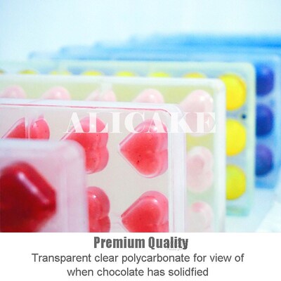 3D Polycarbonate Chocolate Molds For Chocolate Tools Tray Fo