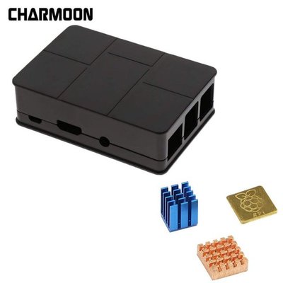 For Raspberry Pi 3 Model B ABS Case Black Protective Case Co