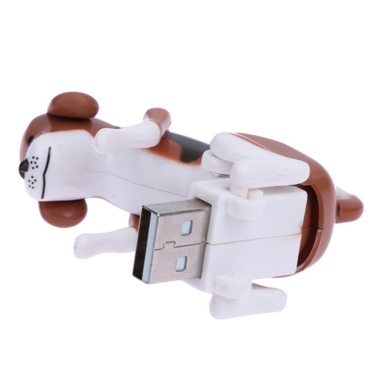 USB Gadgets Funny Cute Pet USB Humping Spot Dog Toy Christma