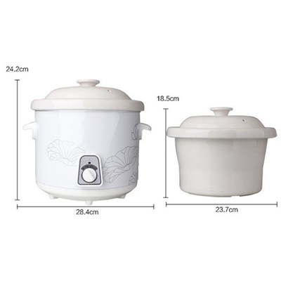 220V 3L Electric Slow Cooker Ceracs Health Porridge Soup Pot
