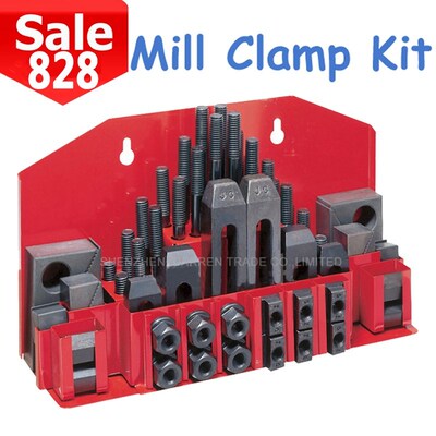 Milling Machine Clamping Set 58pcs Mill Clamp Kit Vice M12 n