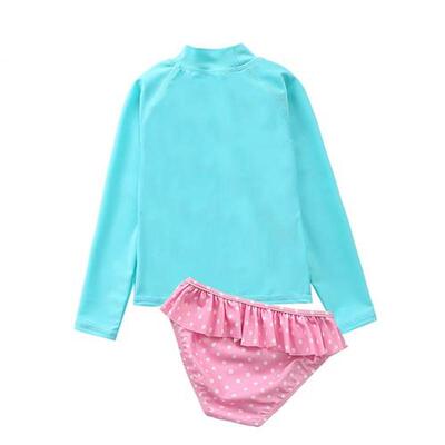 Flamingo Swimsuit Set 2020 Girls 2-Piece Sun Protection