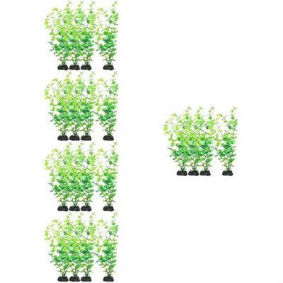 50 Pcs  Aquarium Artificial Plants Plastic Aquatic Plants