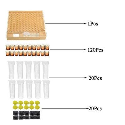 1set bee tools kit queen rearing system complete pedestal