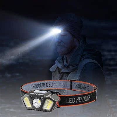 XPE Camping Headlamp Intelligent Wave Sensing LED Emergency