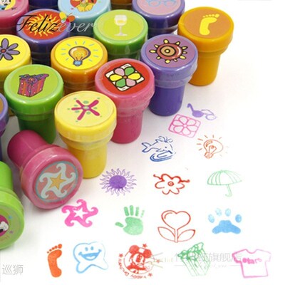 36PCS Self-ink Stamps Kids Birthday Party  Favors for Birthd