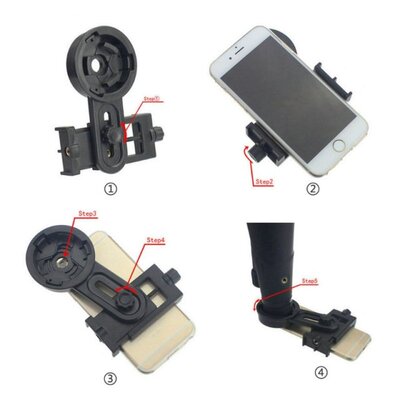 Optical Monocular Telescope Universal Holder Adapter Clip Mo
