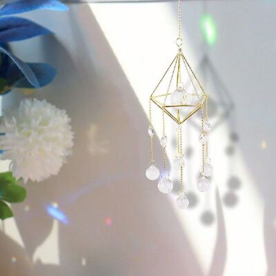 Crystal Windchimes Lighting Ball Home Garden Hanging Decor