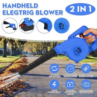 110-240V 128VF 19800mAh  Electric Air Blower Duster Computer