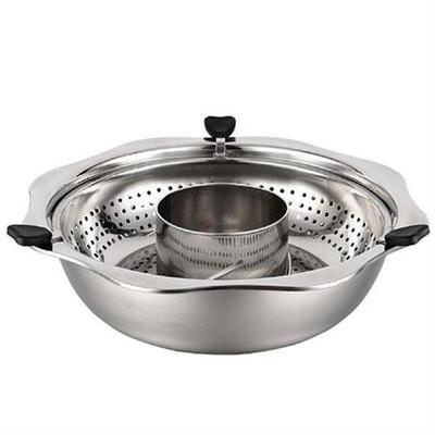 Stainless Steel Casserole Rotating Pot With Lifting