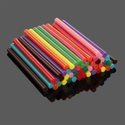 100Pcs 10 color 7x100MM DIY Hot Melt Glue Stick Adhesive Col