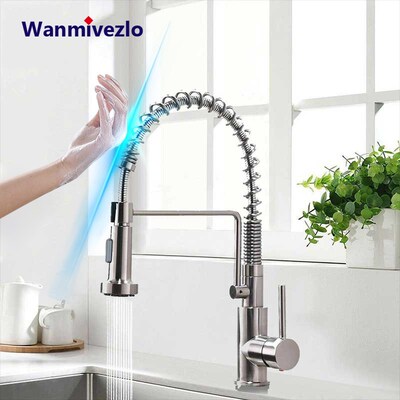 Smart Touch Kitchen Faucet Touch Control Mixer Tap Sensitiv