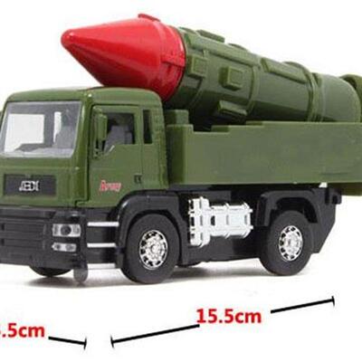 Military Anti-ship Missile Field Army Back Cars Alloy Model