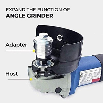 Angle Grinder to Grooving Machine Adapter, Converter Screw D
