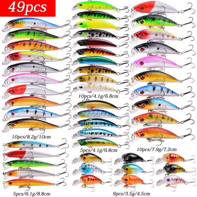 Almighty Mixed Fishing Lure Kits Wobbler Crankbait Swimbait