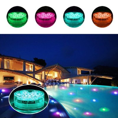 LED Lights with Remote Waterproof Underwater Led Lights Pad