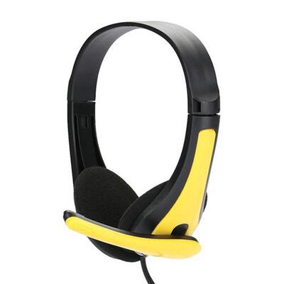 Wired Stereo Headset With Mic For Computer Headphones With