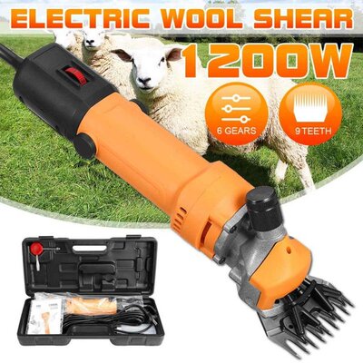 2022  6 Gears Speed 1200W 220VElectric Sheep Goat Shearing M