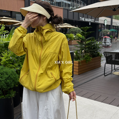 XIA夏夏-冲锋衣情侣新款轻薄速干外套夏季山系穿搭防晒衫HSW50797