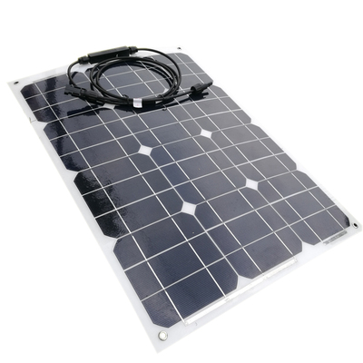 汉恩 35w单晶柔性车载汽车顶用太阳能板 12v房车改装充电器