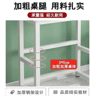 热销加高110/120cm站立式工作台书桌家用高个子站立学习办公桌高