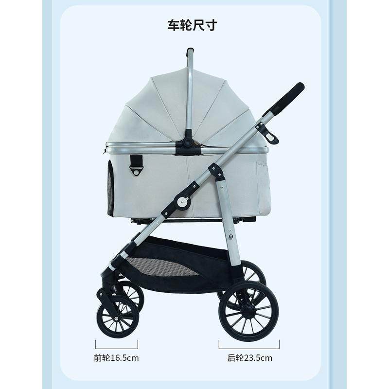 厂家直销提篮外出中大狗车宠物推车分离狗狗可折叠减震宠物推车