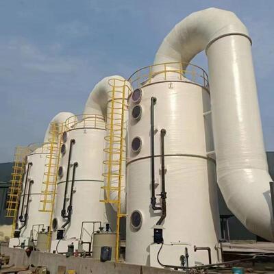 玻璃钢喷淋塔净化脱硫脱销处理设备除尘设备废气处理空气净化设备