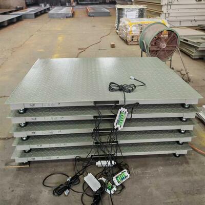 货物重仓DCS--A库12*1.20m计电子秤 120.0X120MM柳叶花纹板碳钢平