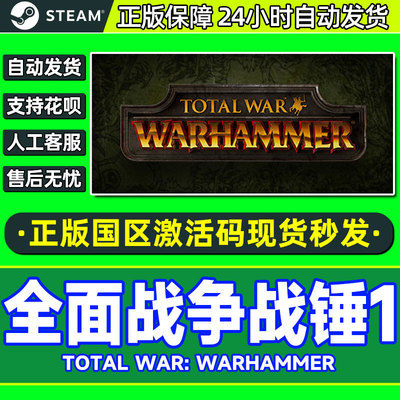 steam全面战争战锤1国区激活码