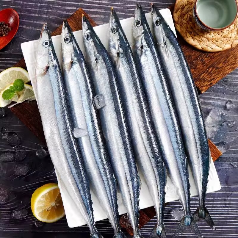 秋刀鱼新鲜冷冻商用特大号日式料理烧烤海鲜水产鲜活深海鱼5斤装